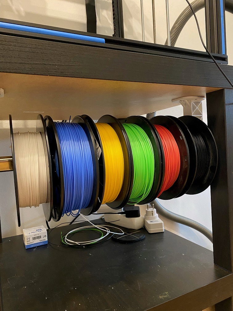 Filament Holder for IKEA Lack by Fastlane086 | Download free STL model ...