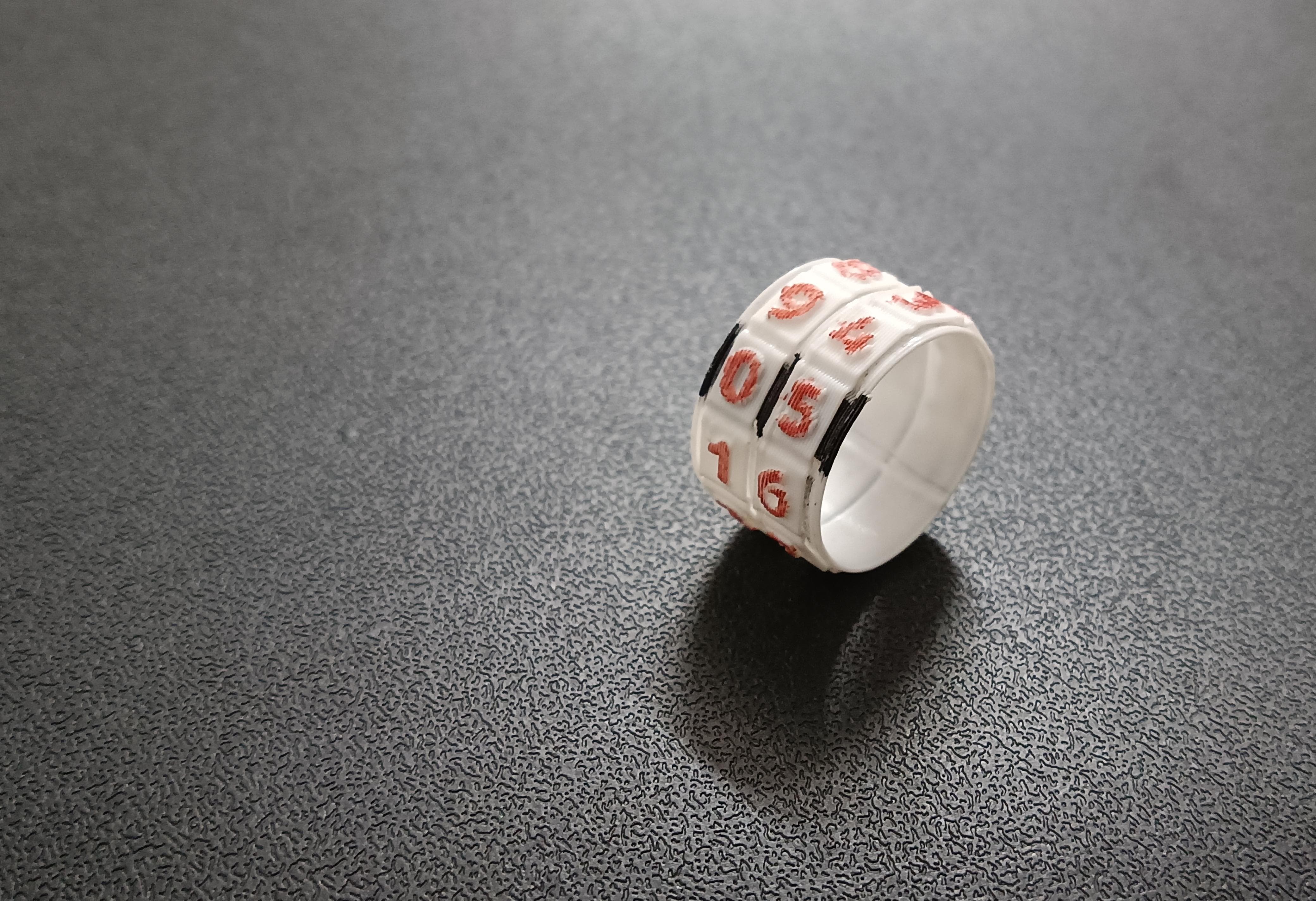 Worlds Lightest 1gm Functional Ring Counter. (Vase Mode/Spiral print ...