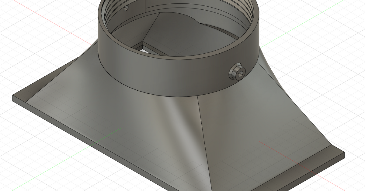 Open 6x12 Parametric Lens Cone with Open Camera Focus Helicoid by Jmer ...