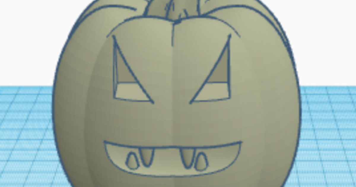 Pumpkin with teeth by Hsiu | Download free STL model | Printables.com