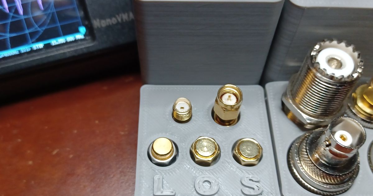 Gridfinity VNA Calibration Kit Caddy by Jim | Download free STL model ...