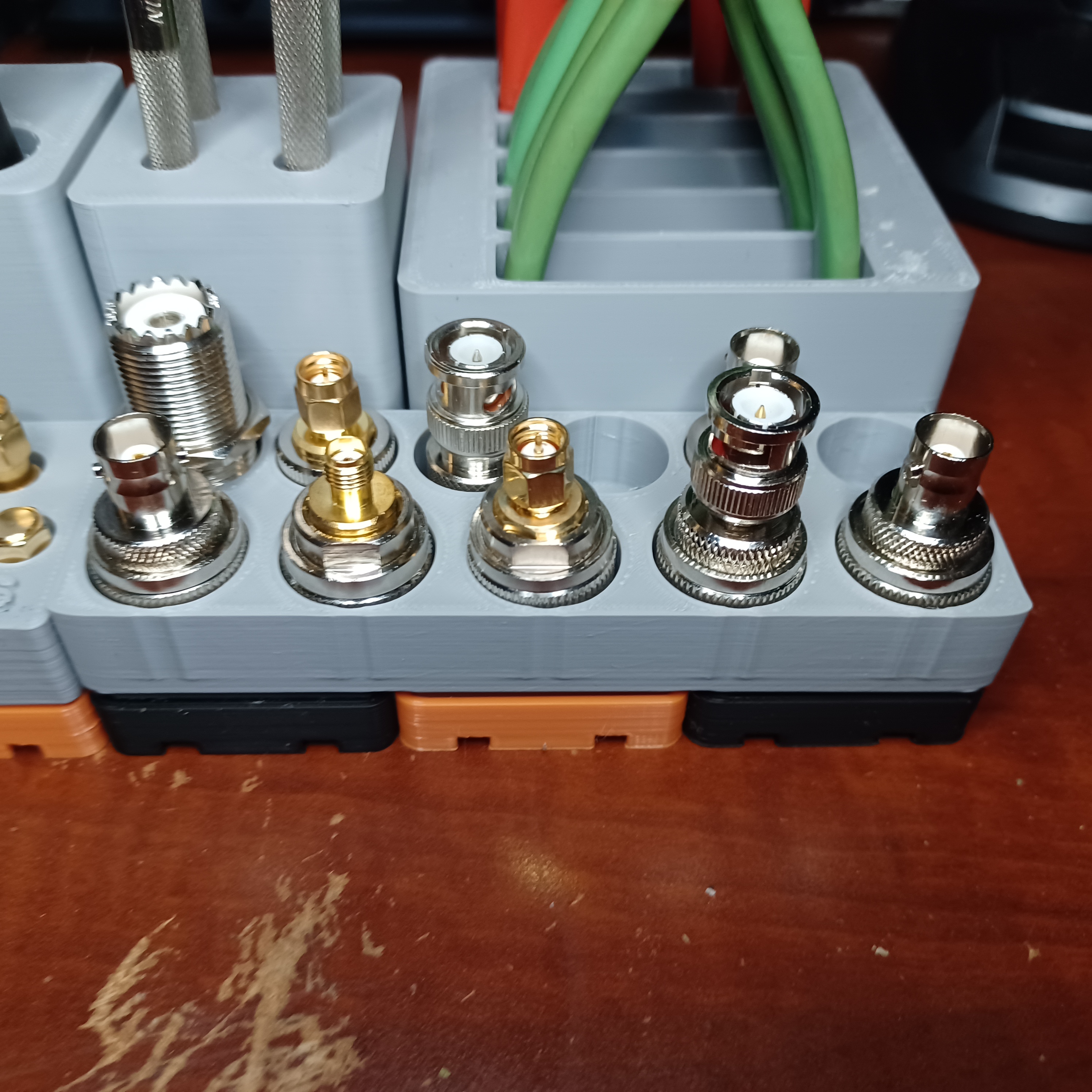 Gridfinity UHF Connector Caddy by Jim | Download free STL model ...