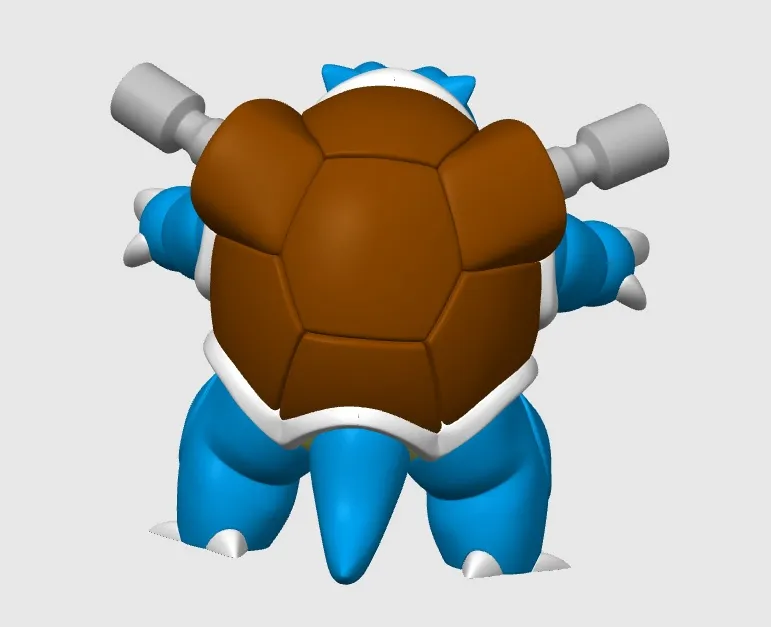 Blastoise - Pokemon - Multicolor by Deltree3D | Download free STL model ...