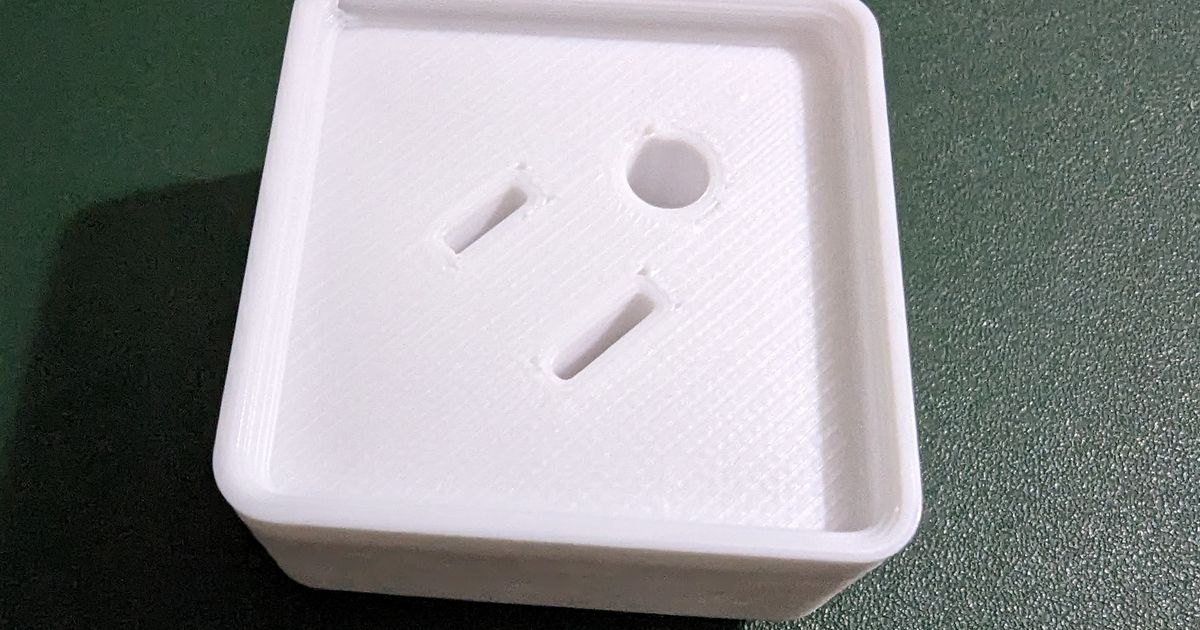 Gridfinity US-Plug (Grounded, 3-Prong) by jhoff80 | Download free STL ...