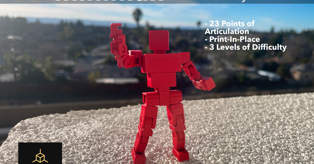 miniman - Tolerance Test Toy by Kit Crafters | Download free STL model ...