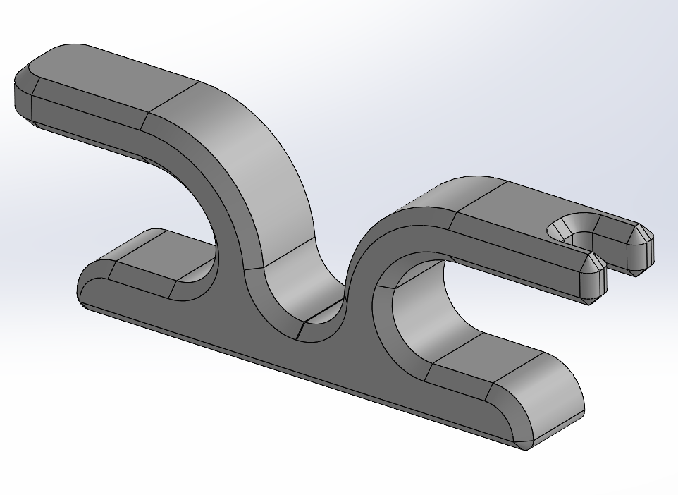 Command Strip Cord Cleat by Tservo | Download free STL model ...