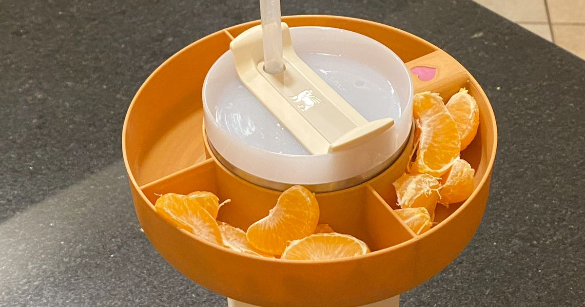 Snack Tray for Stanley Quencher Tumbler (40oz) by Andrew Keyser ...