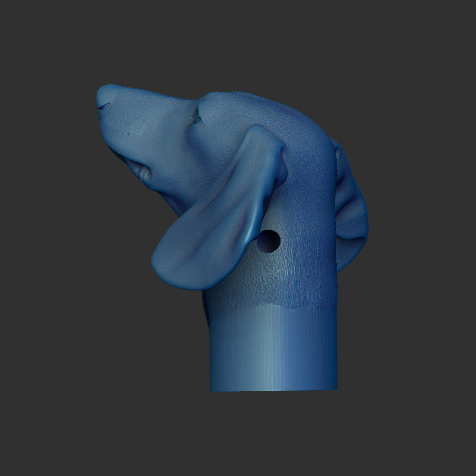 Dog Whistle - Head Design - Dachshund by Qu3D 3D-Design Art ...