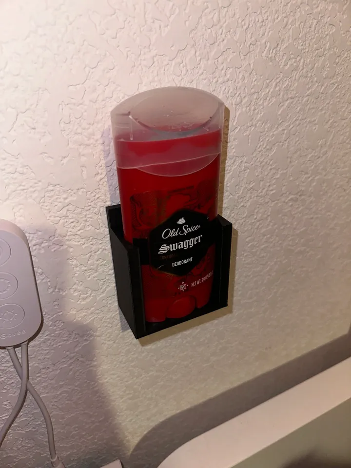 Deodorant Holder/Mount by Dman79 | Download free STL model | Printables.com