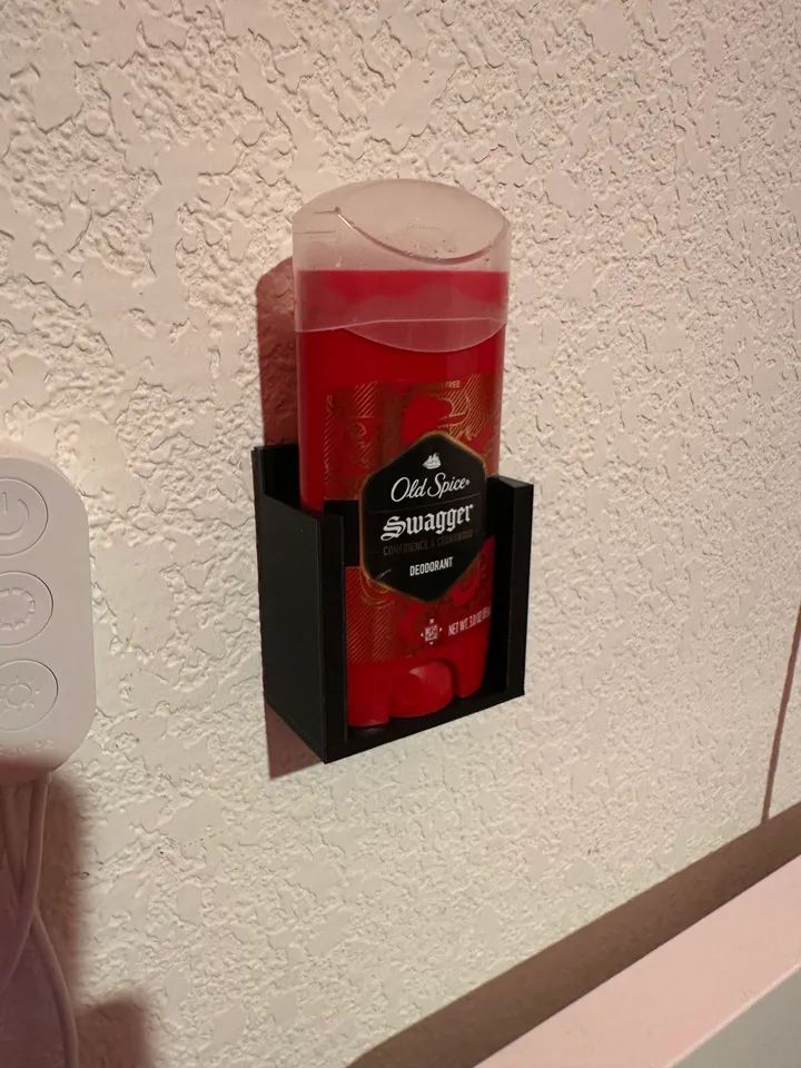 Deodorant Holder/Mount by Dman79 | Download free STL model | Printables.com