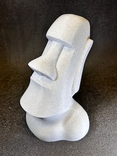 Moai Statue with secret compartment with breakable buttom by Dan ...
