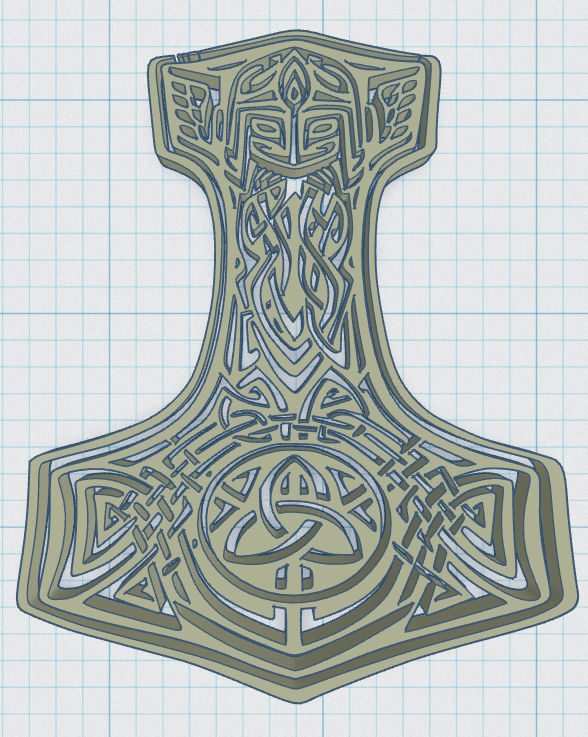 Thor's Hammer Coaster 14 by Peter Ennist | Download free STL model ...