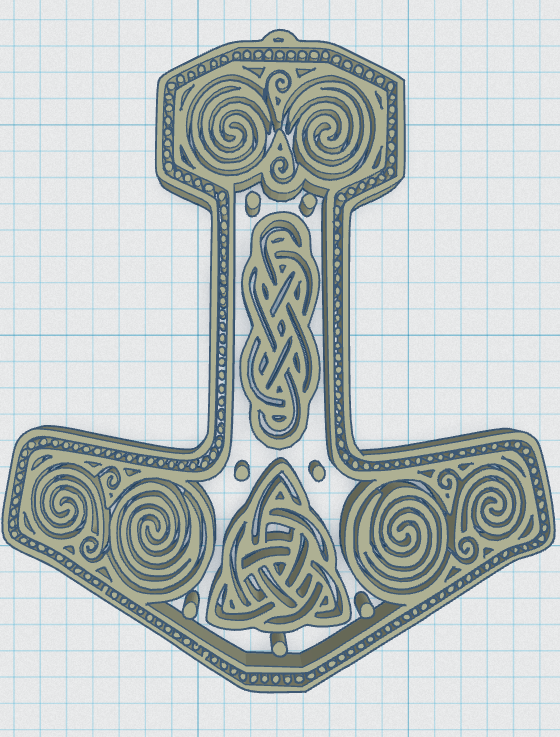 Thor's Hammer Coaster 40 by Peter Ennist | Download free STL model ...