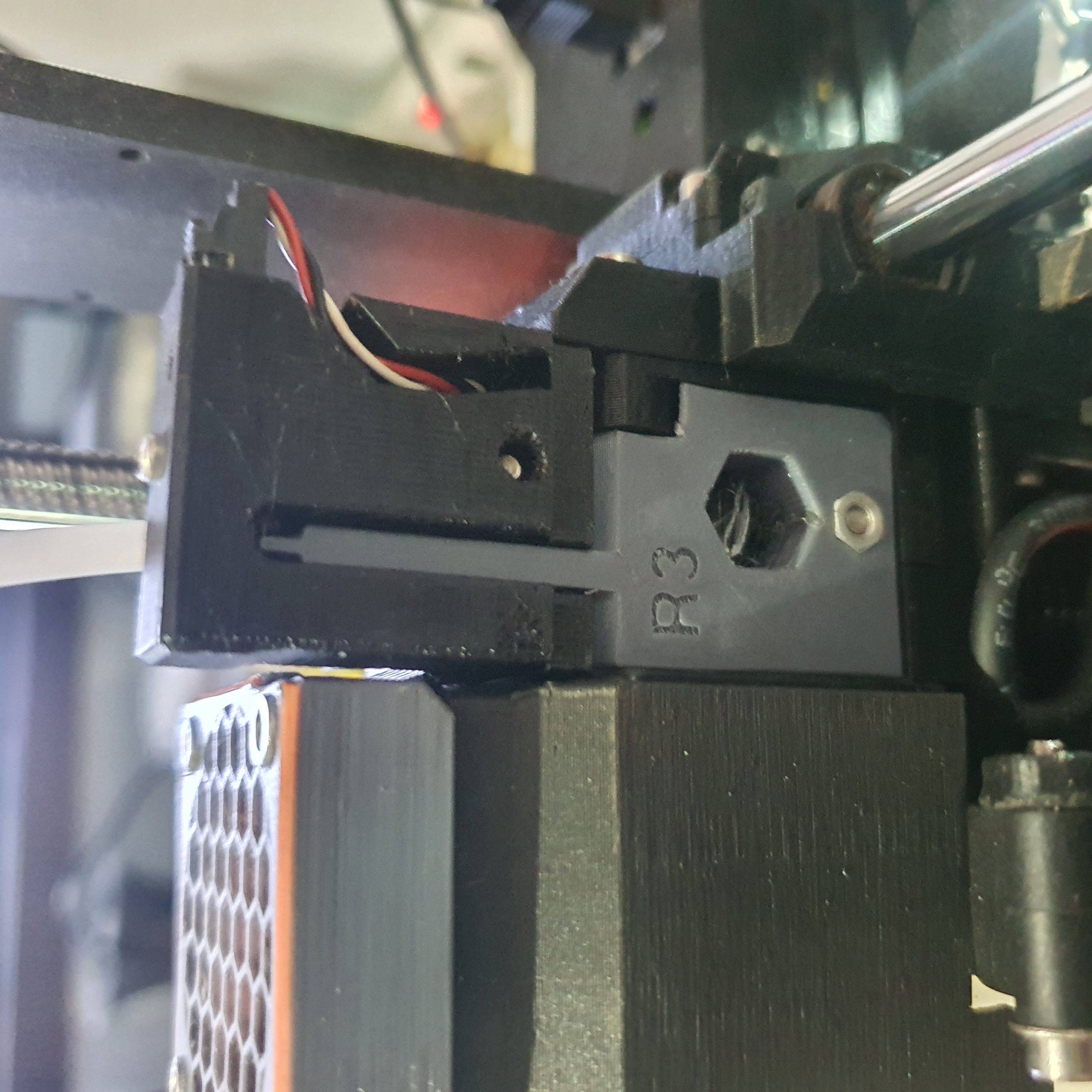 Prusa Mk3s+ MMU3 extruder idler door, IR trigger by siroberts ...