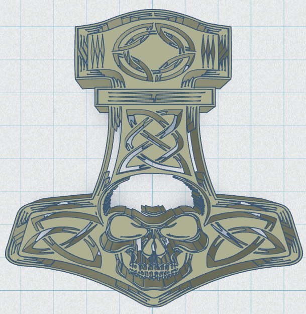 Thor's Hammer Coaster 44 by Peter Ennist | Download free STL model ...