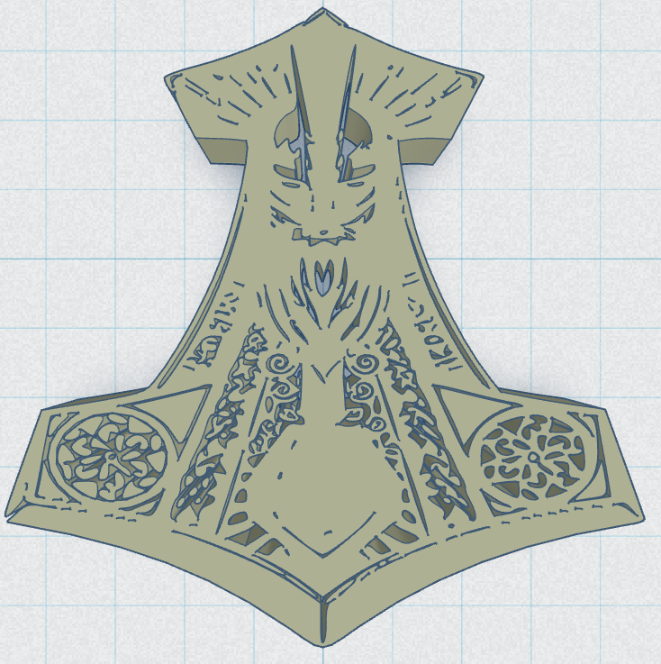 Thor's Hammer Coaster 48 by Peter Ennist | Download free STL model ...