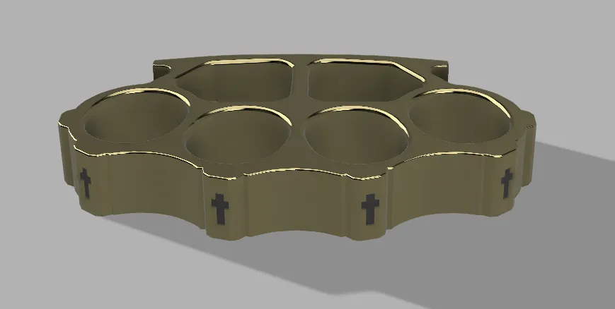 Constantine Brass Knuckles by Dengamleninja | Download free STL model ...