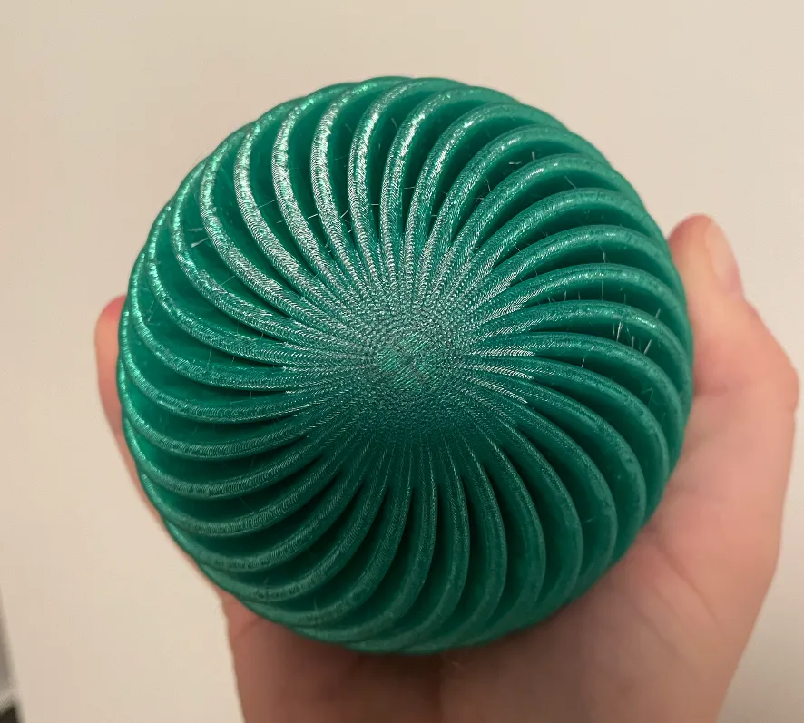 Twisted Sphere by lowlandet | Download free STL model | Printables.com