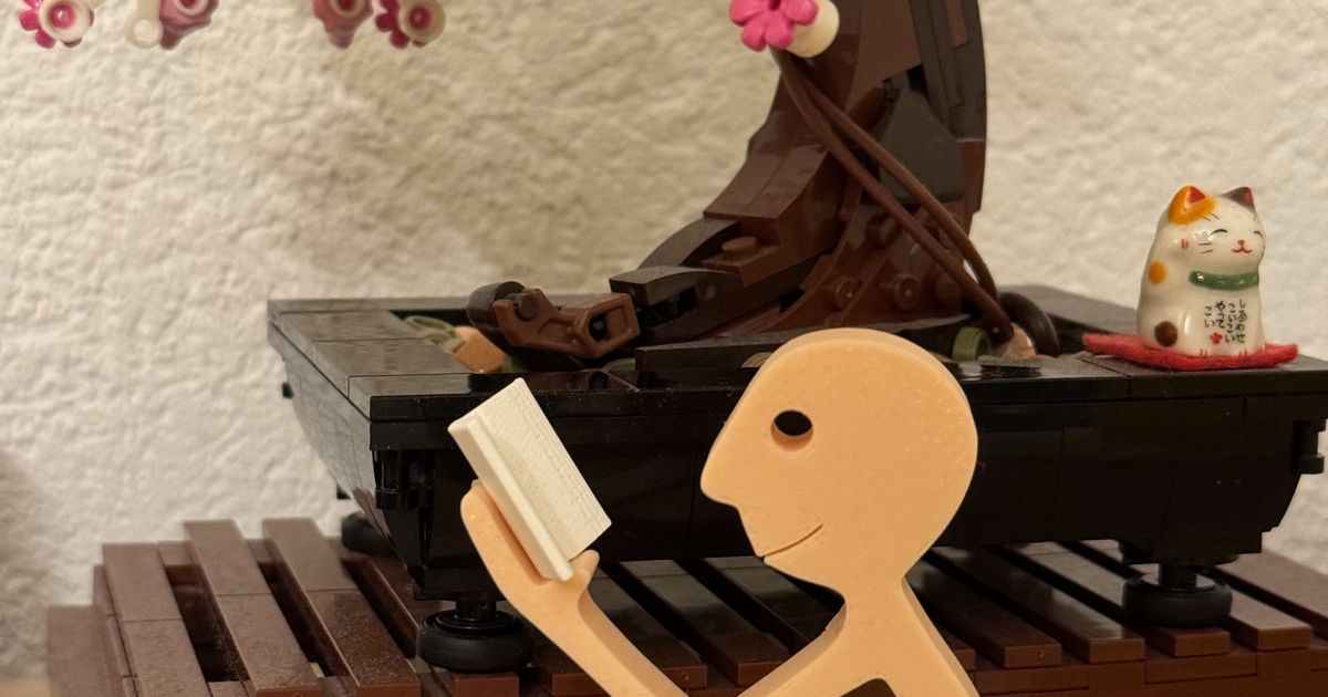 Happy thoughts (human reading a book) by Keyline Studio | Download free ...