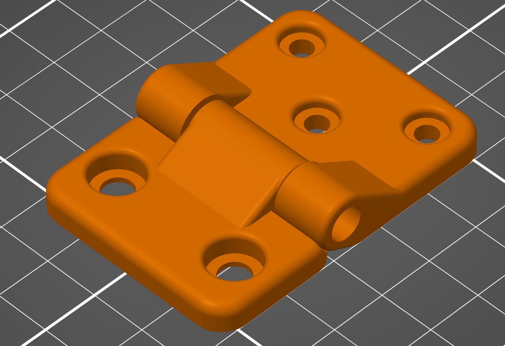 Enclosure Hinge Print-In-Place by Sushi | Download free STL model ...