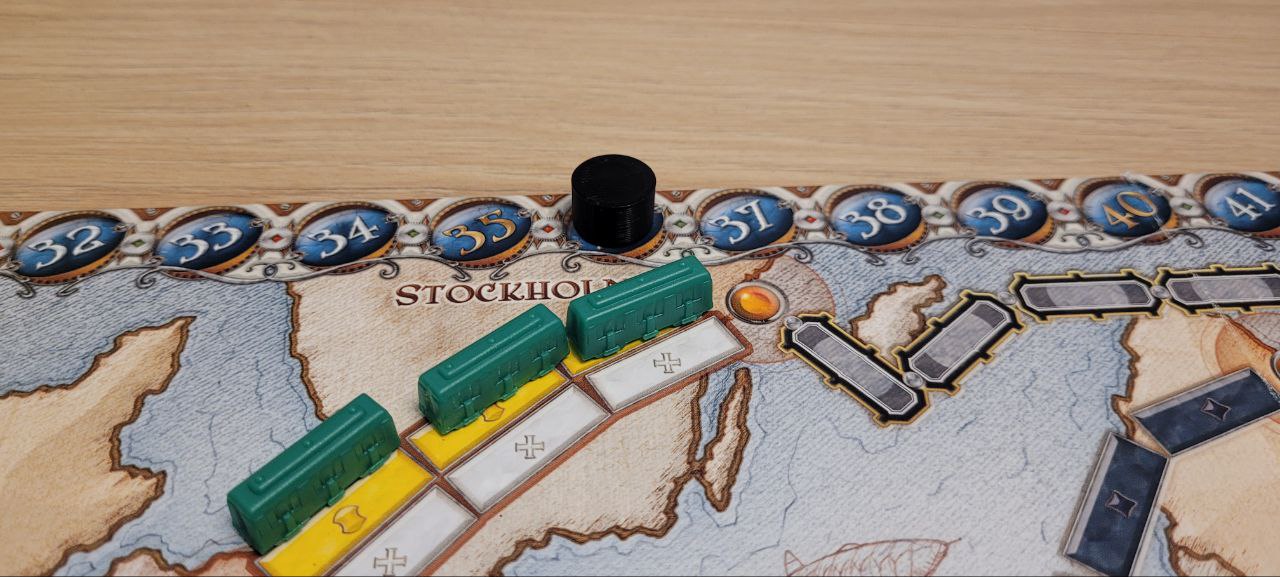 Ticket to Ride Score Marker Replacement by B | Download free STL model ...