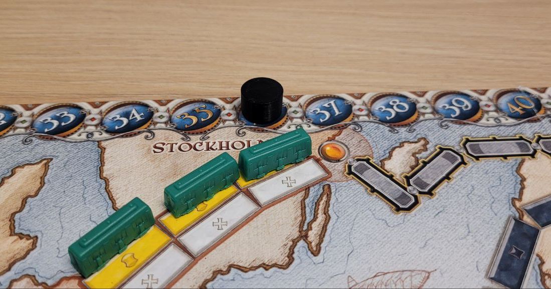 Ticket to Ride Score Marker Replacement by B | Download free STL model ...