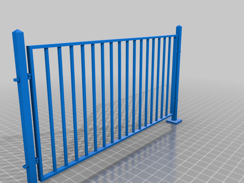Steel Fence Model by Kowa | Download free STL model | Printables.com
