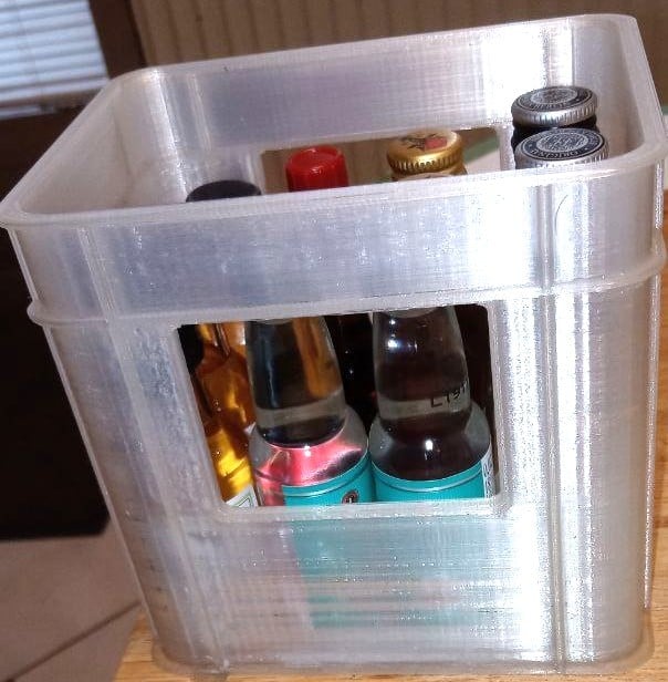 Bottle crate by Kowa | Download free STL model | Printables.com