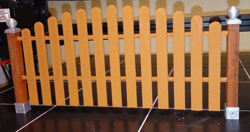 Wooden fence Model by Kowa | Download free STL model | Printables.com