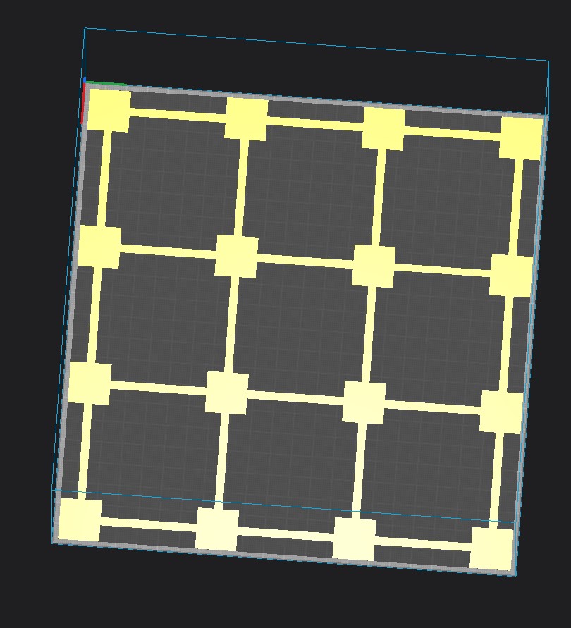 4 x 4 bed level test by Ninedko | Download free STL model | Printables.com