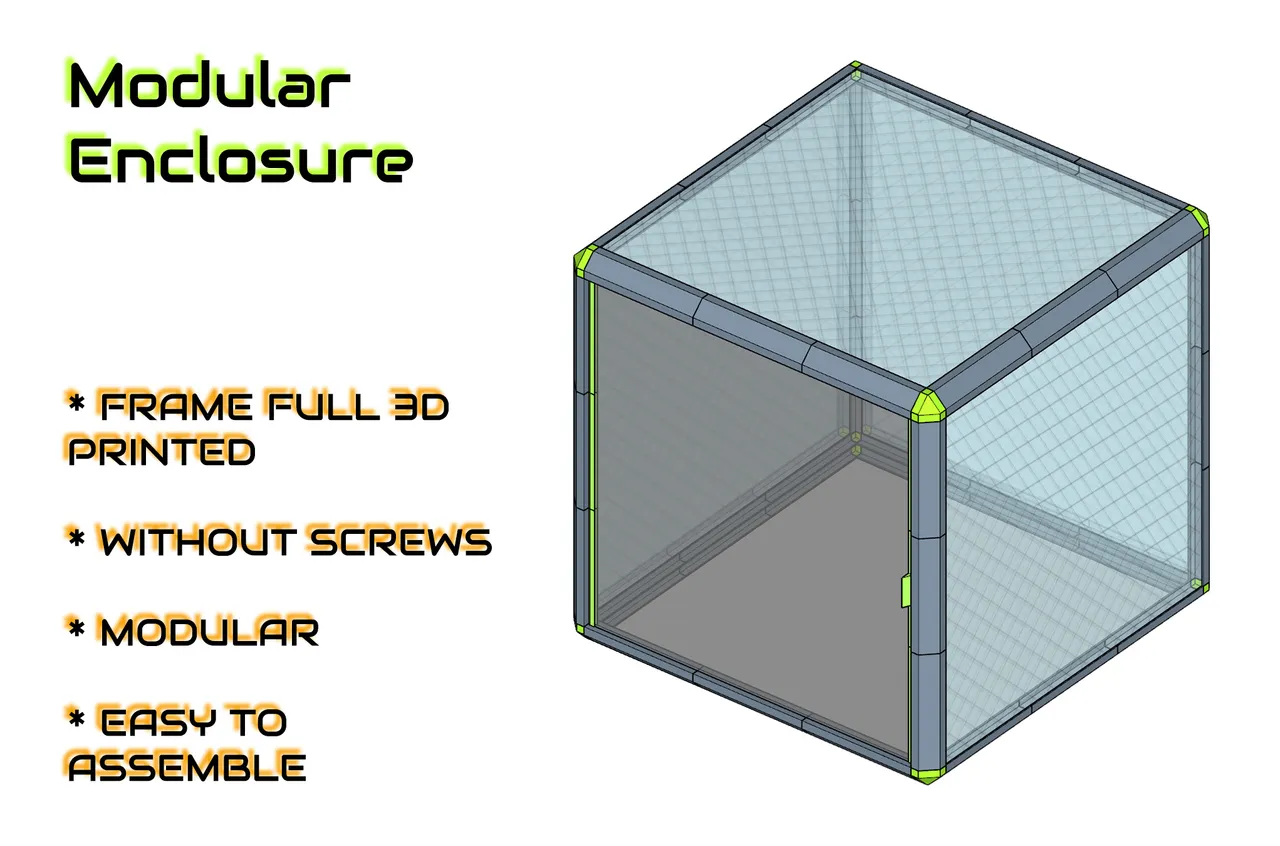 Modular Enclosure by d4rol | Download free STL model | Printables.com