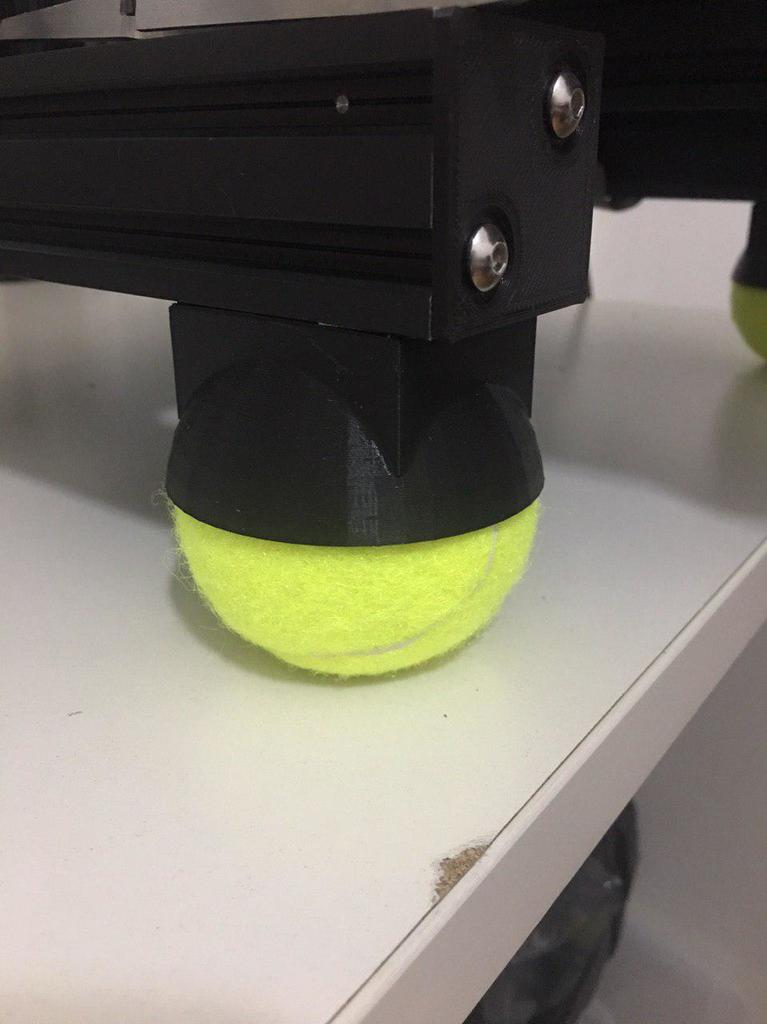 Ender 3 Tennis Ball Damper Feet V-Slot by fviccia | Download free STL ...