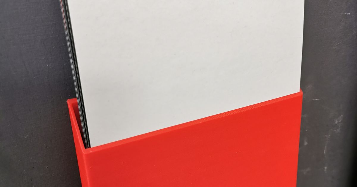 A5 flyer, advertising leaflet box by gerrrciu | Download free STL model ...