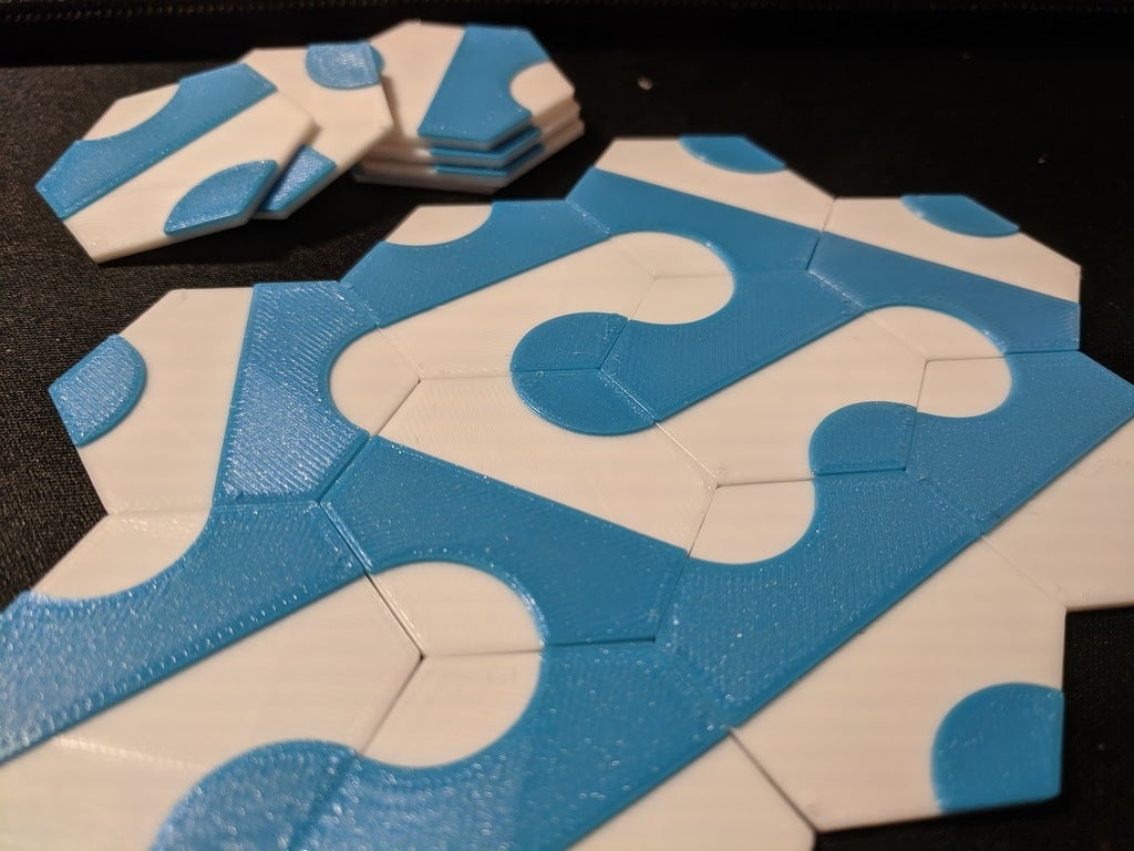 Palago Tiles for manual filament swap by foosel | Download free STL ...