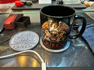Queen coaster by MC Taz Man | Download free STL model | Printables.com