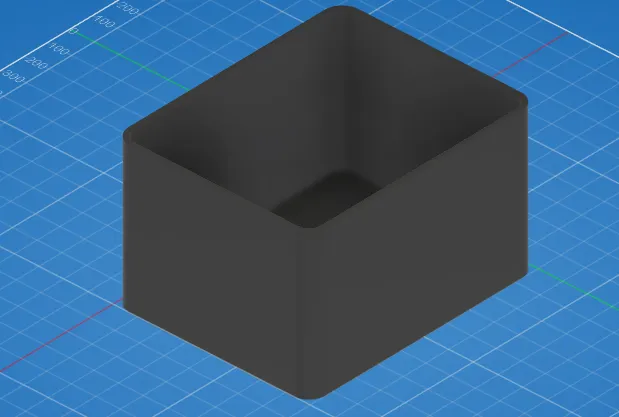 Customizable Rounded Box without lid by Klages | Download free STL ...