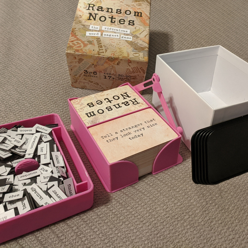 Game box organizer for Ransom Notes by Tyler Adam | Download free STL ...