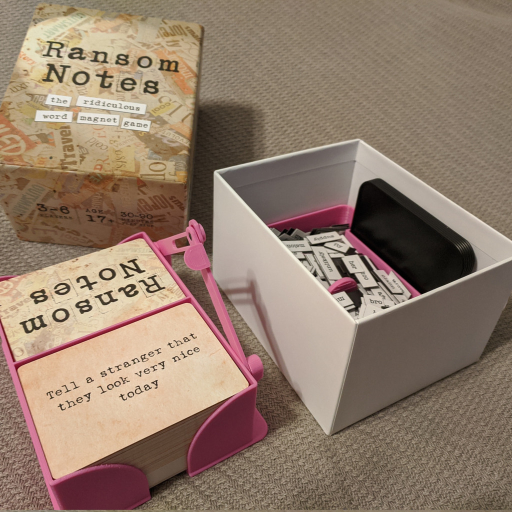 Game box organizer for Ransom Notes by Tyler Adam | Download free STL ...