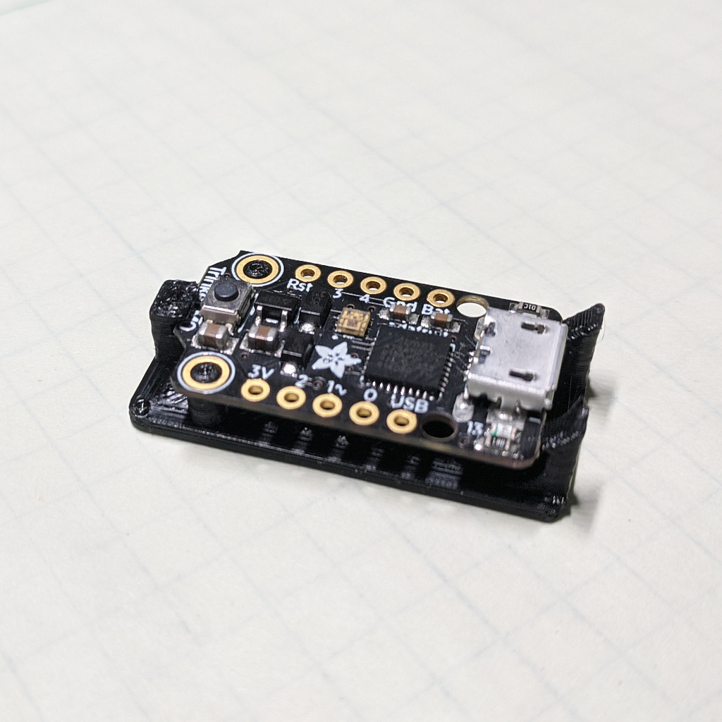 Adafruit Trinket M0 Mounting Clip By Tyler Adam Download Free Stl Model