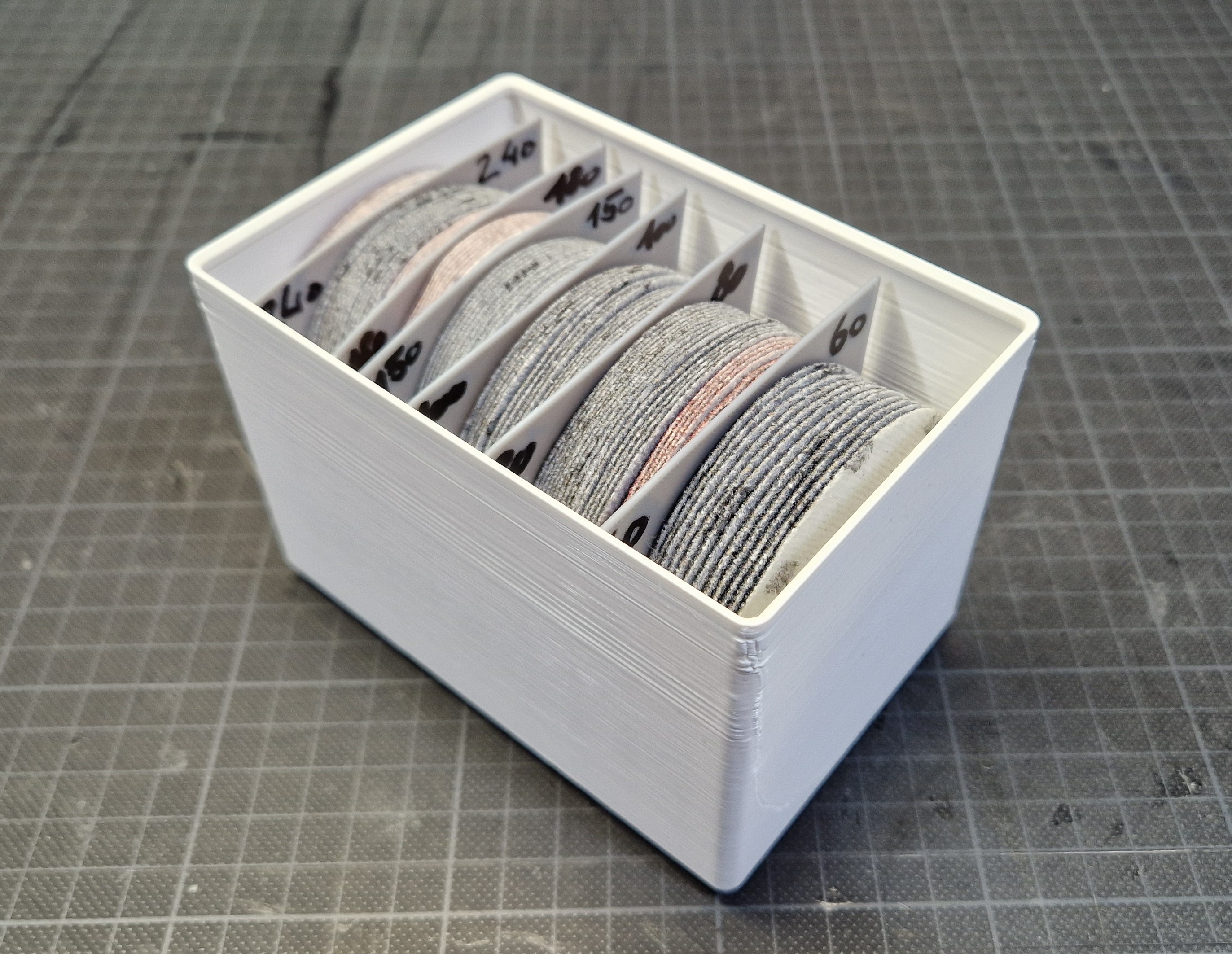 Gridfinity storage for 3 inch sanding pads (stackable) by oXiVanisher ...