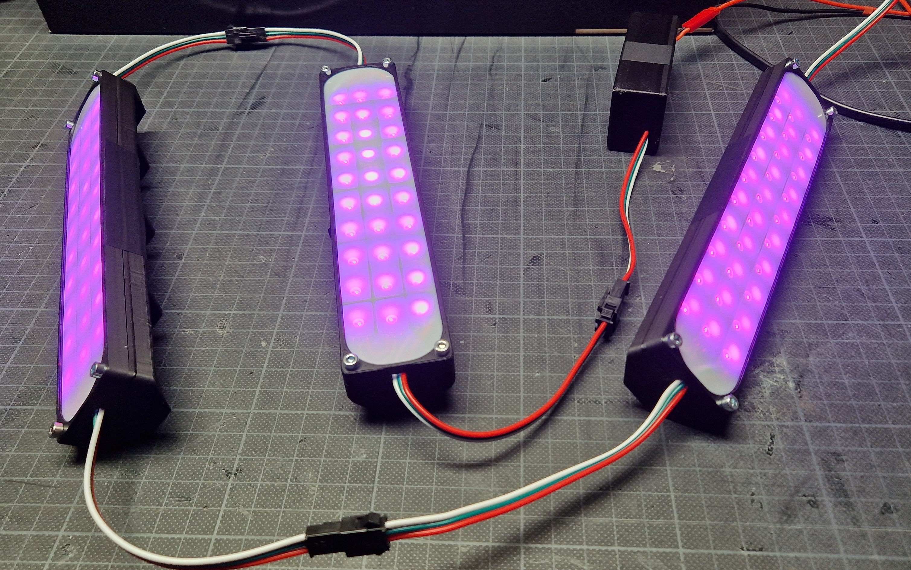 Modular 45x 17 mm WS2812B LED segments with 45° steps by oXiVanisher ...