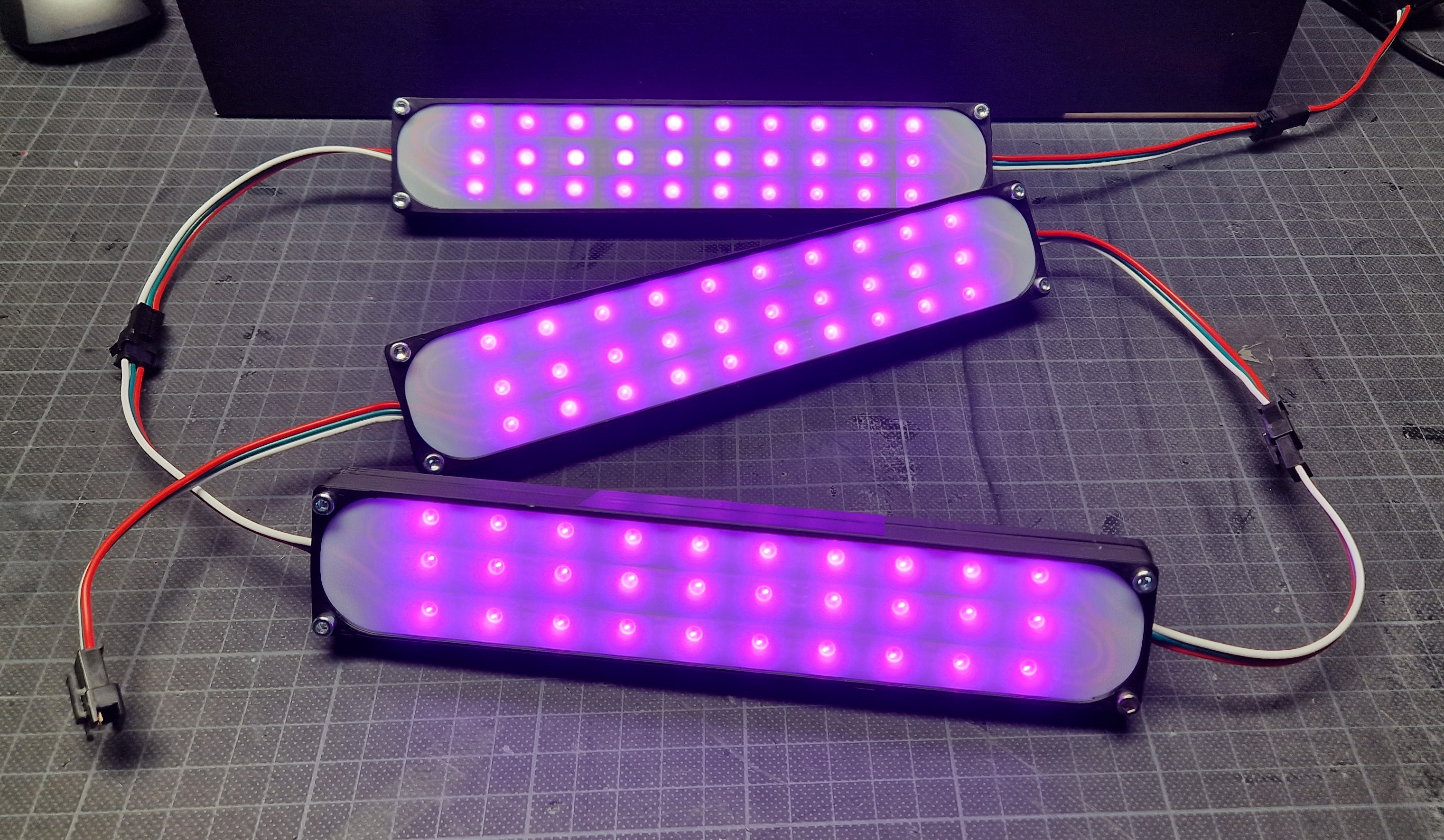 Modular 45x 17 mm WS2812B LED segments with 45° steps by oXiVanisher ...