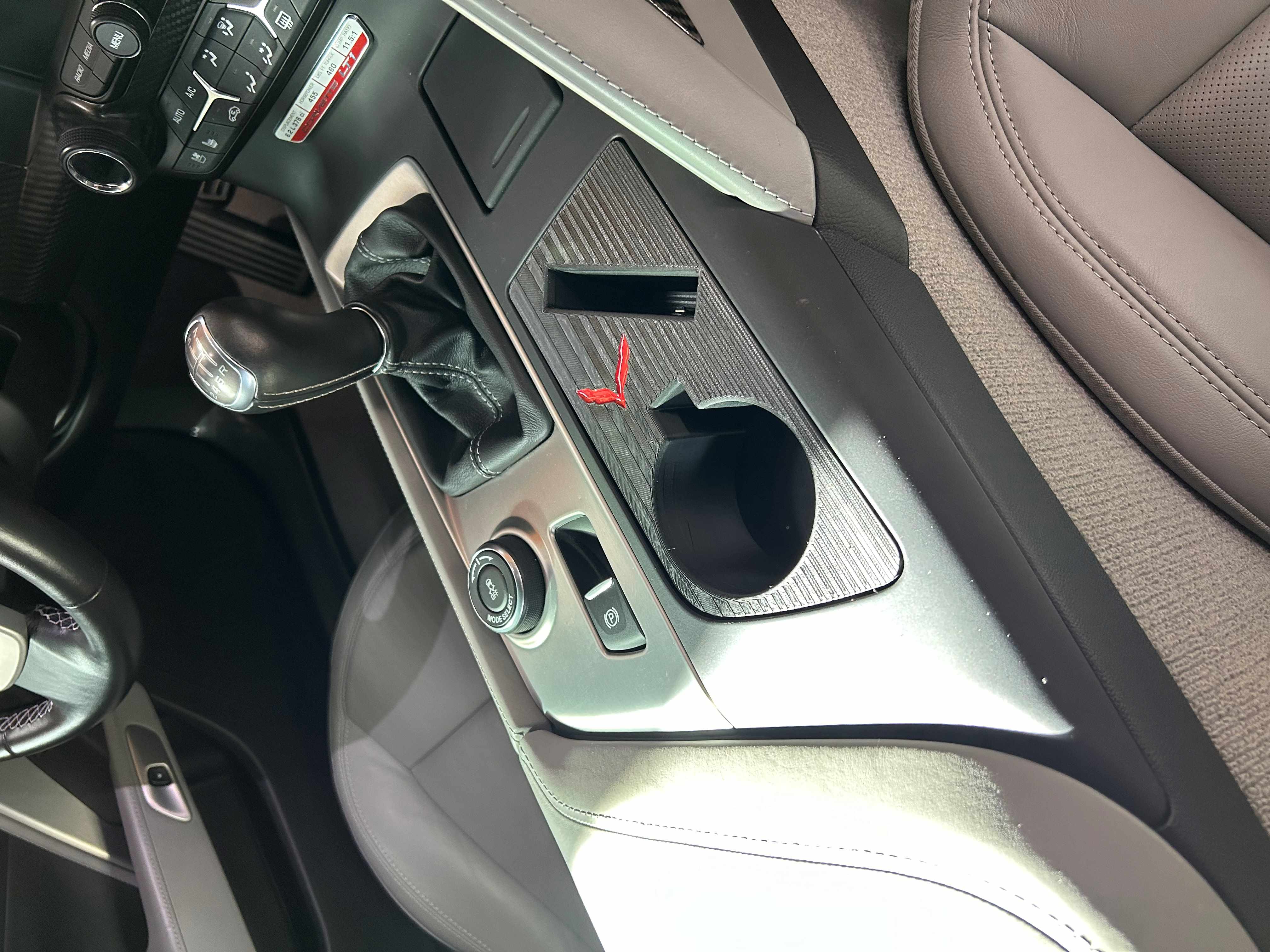 C7 Corvette Cup holder/Cell Phone insert by blanz | Download free STL ...