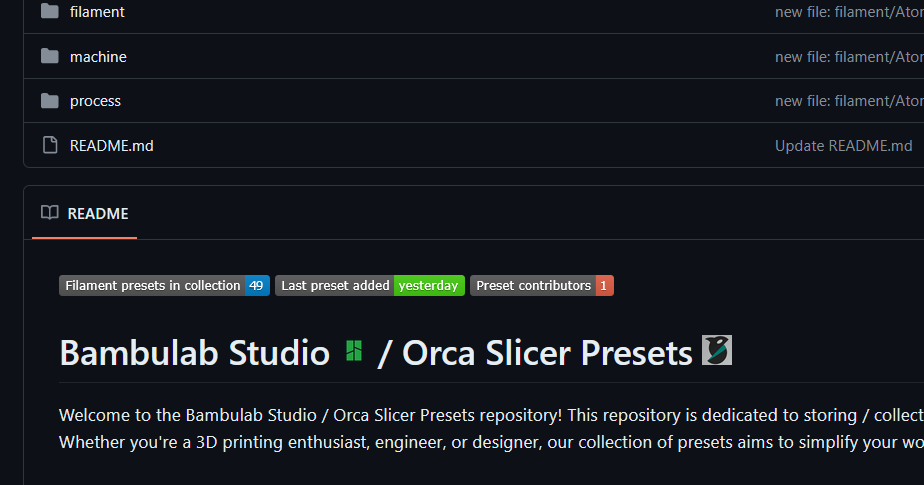 Bambulab Studio / Orca Slicer presets by DR. Ignaz Gortngschirl ...