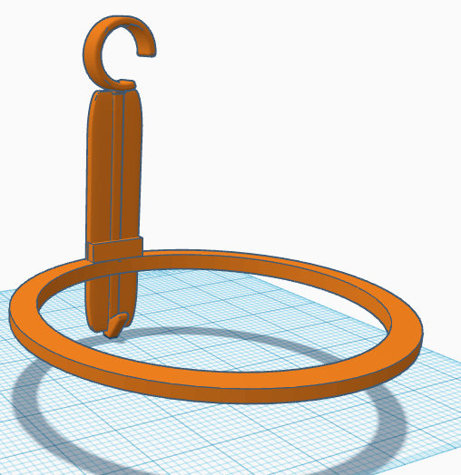 Shower Hoop for Loofa by Coroleon | Download free STL model ...