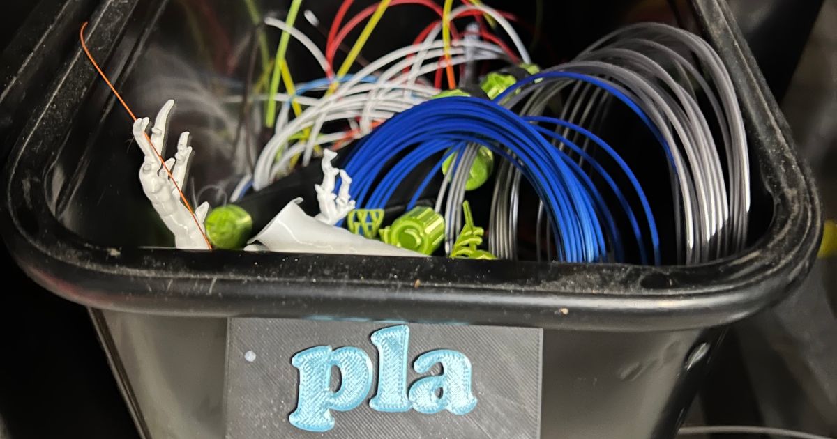 Magnetic Recycling Bin Labels - PLA, PETG, Paper, and Tech by Breit ...