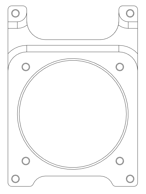Fractal Ridge PC Case Front Fan Mount - 40mm and 60mm by Woogies ...