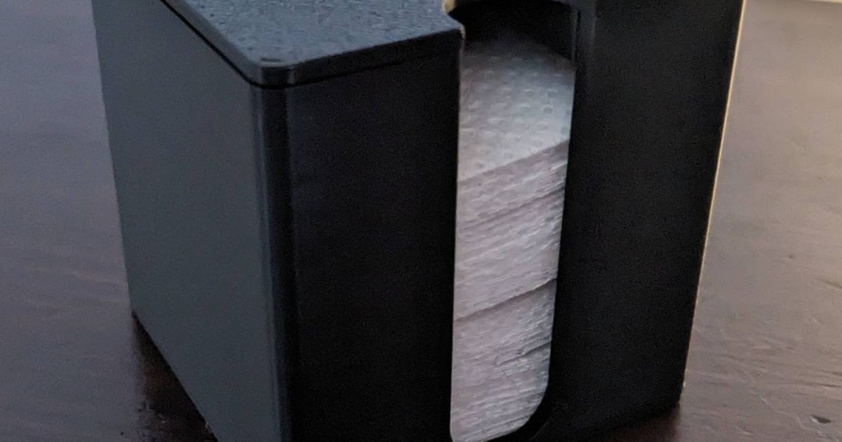 Square Wipe Dispenser, Suitable for 50mm Lint Free Wipes by StatCat ...
