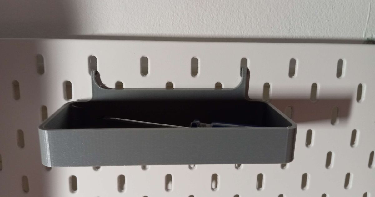 IKEA SKÅDIS shelve by Forrest design | Download free STL model ...