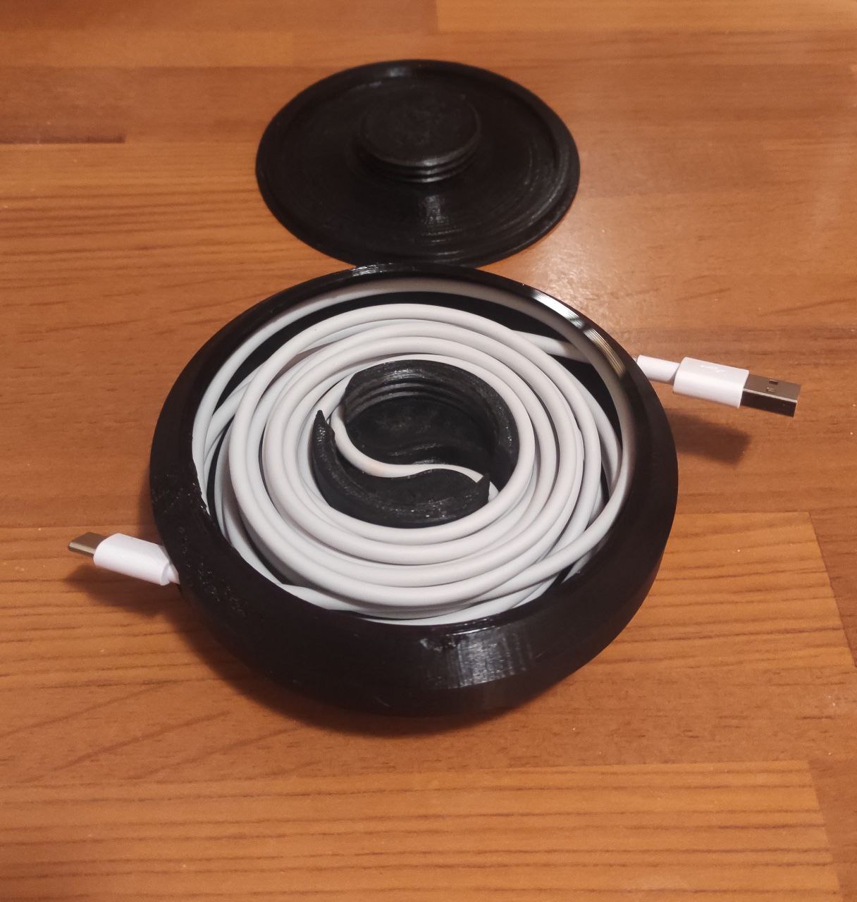 USB Cable Reel XXL by frindou | Download free STL model | Printables.com